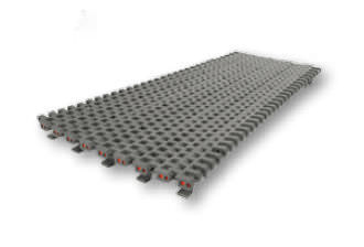 Modular conveyor belt - 2555T series - REGINA - plastic / industrial ...