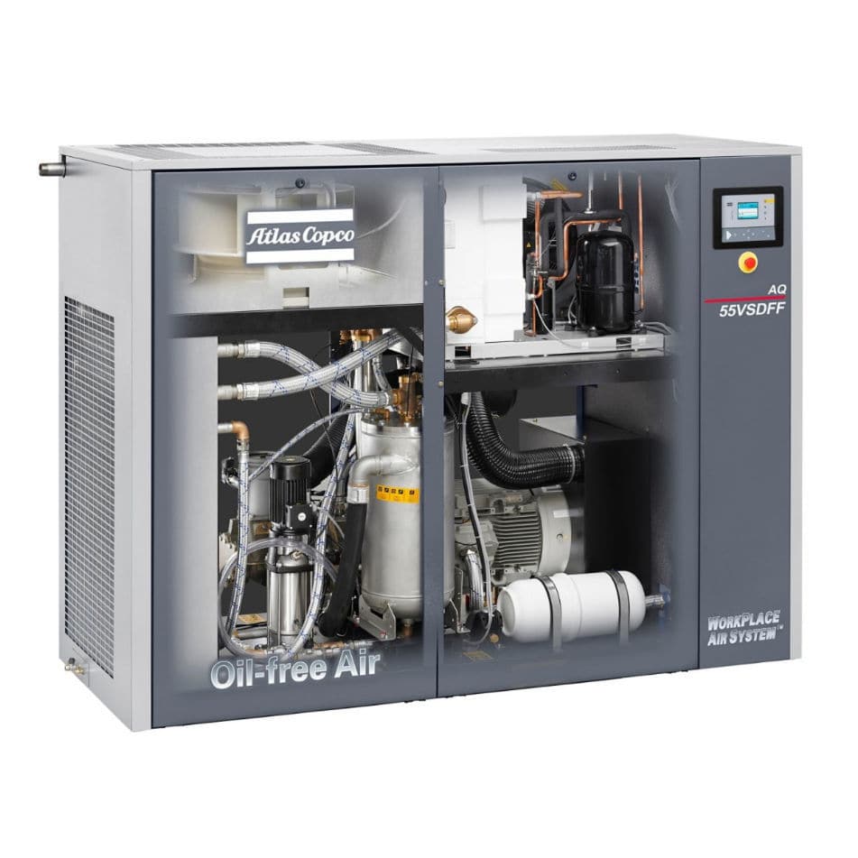 Screw compressor - AQ series - Atlas Copco Construction Tools - air ...