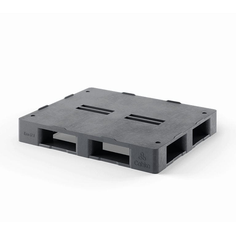 Recycled plastic pallet - Eco i7.1 (OD-5R) - Cabka - ISO / storage ...