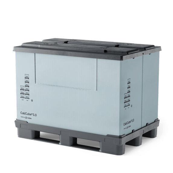 Plastic pallet box - CabCube 3.0 (3R) - Cabka - storage / handling ...