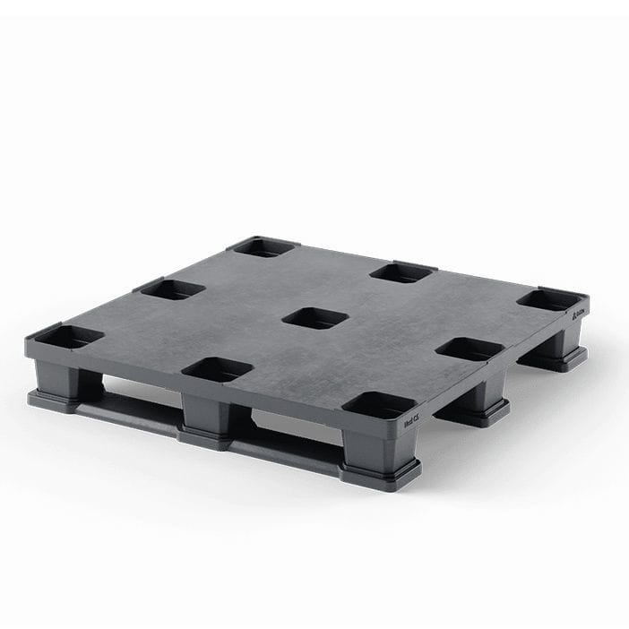 Recycled plastic pallet - Nest C5 (CD-3R) - Cabka - ISO / transport ...