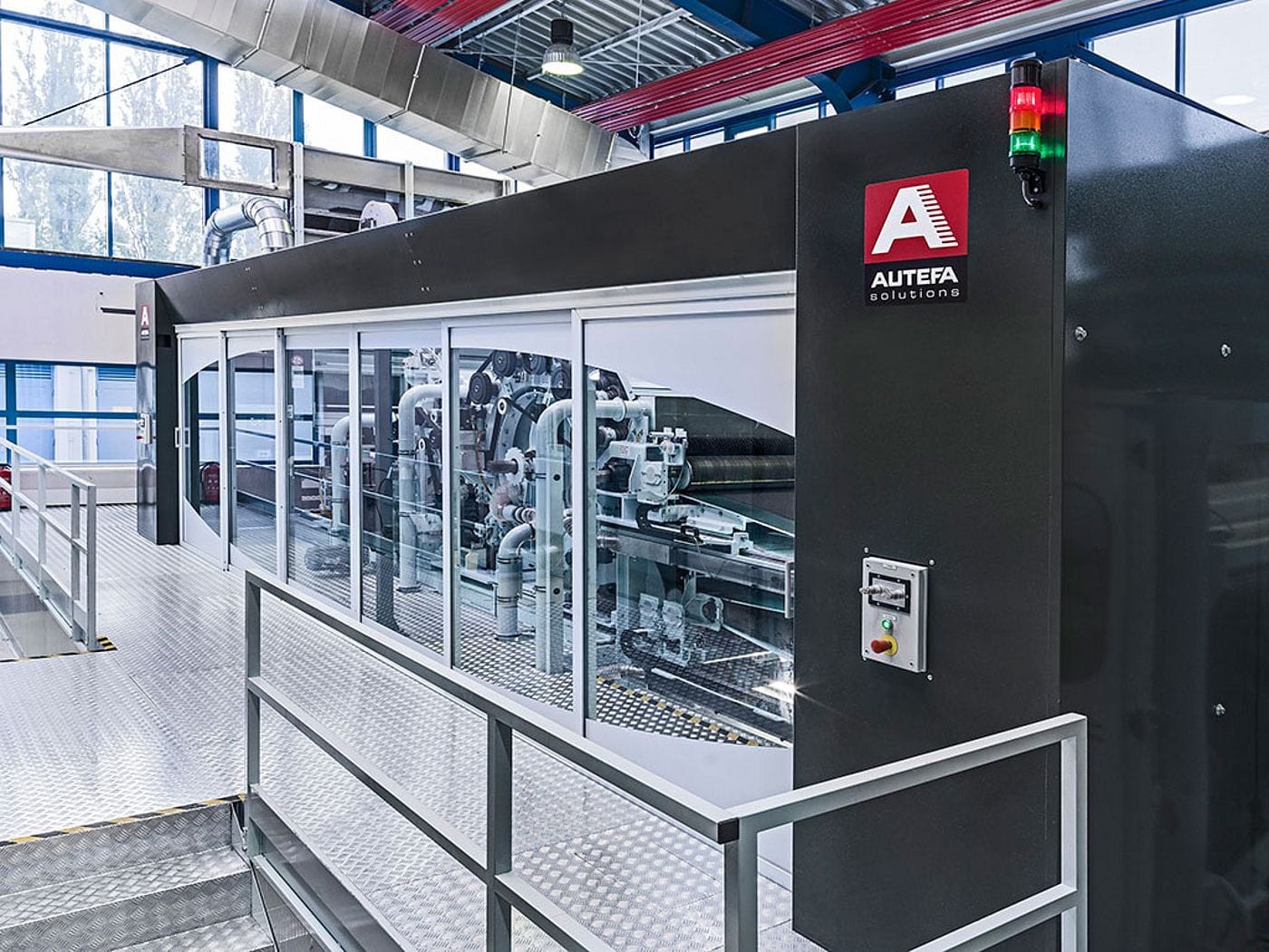 Non-woven carding machine - Web Master FUTURA - AUTEFA SOLUTIONS