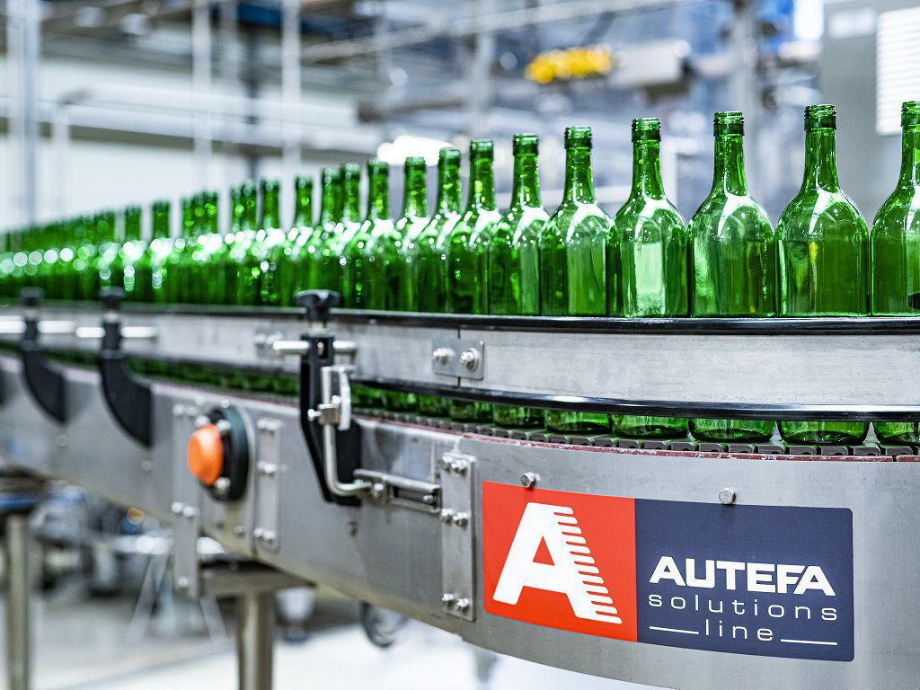 Bottle transport system - AUTEFA SOLUTIONS - chain / electric drive ...