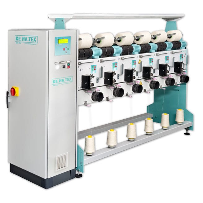 Yarn winding machine - MOD BU - BE.MA.TEX - package / precision / cone ...