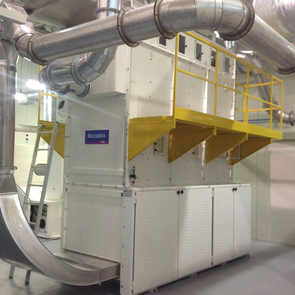 Dynamic blender - Multi-chamber - BONINO CARDING MACHINES - continuous ...