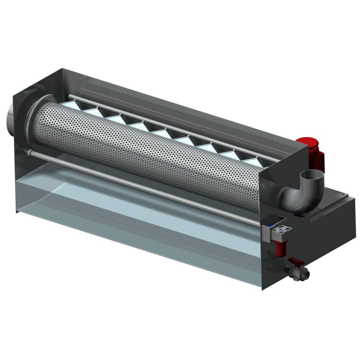 Wastewater treatment filter - FR BB - COST-FER - wire mesh / industrial ...