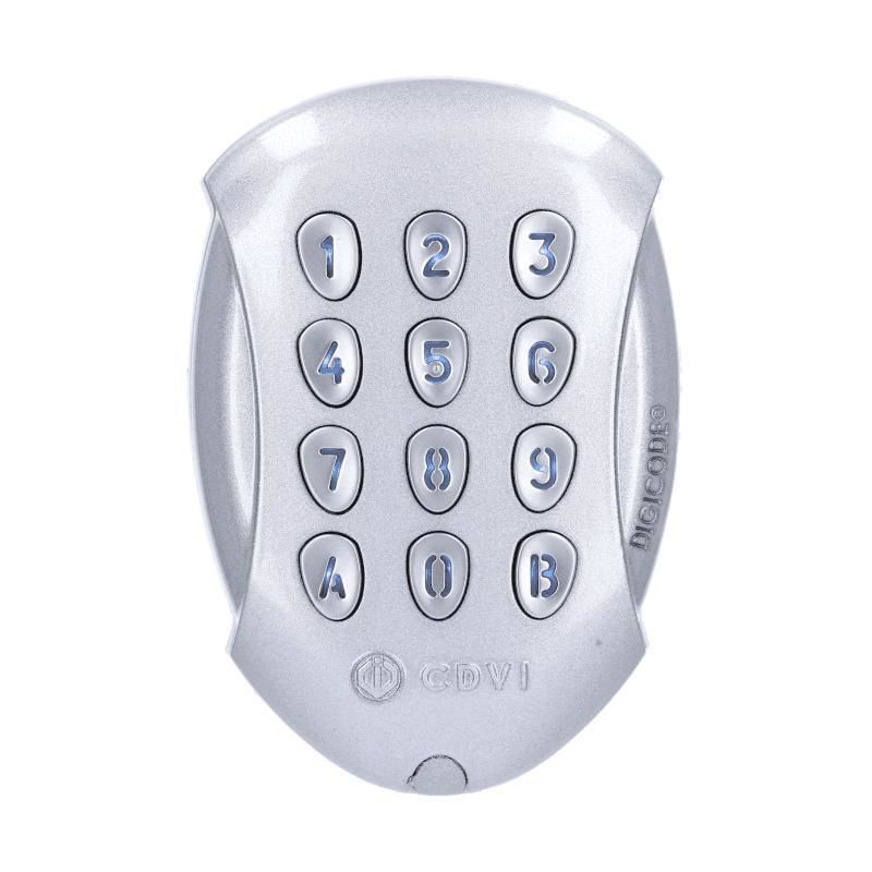 12-key keypad - GALEOR128 - CDVI Wireless SPA - panel-mount / metal / AES