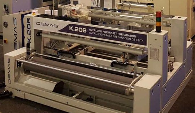 Double lockstitch sewing machine - K.206 - DEMAS MAKINE - twin-needle ...