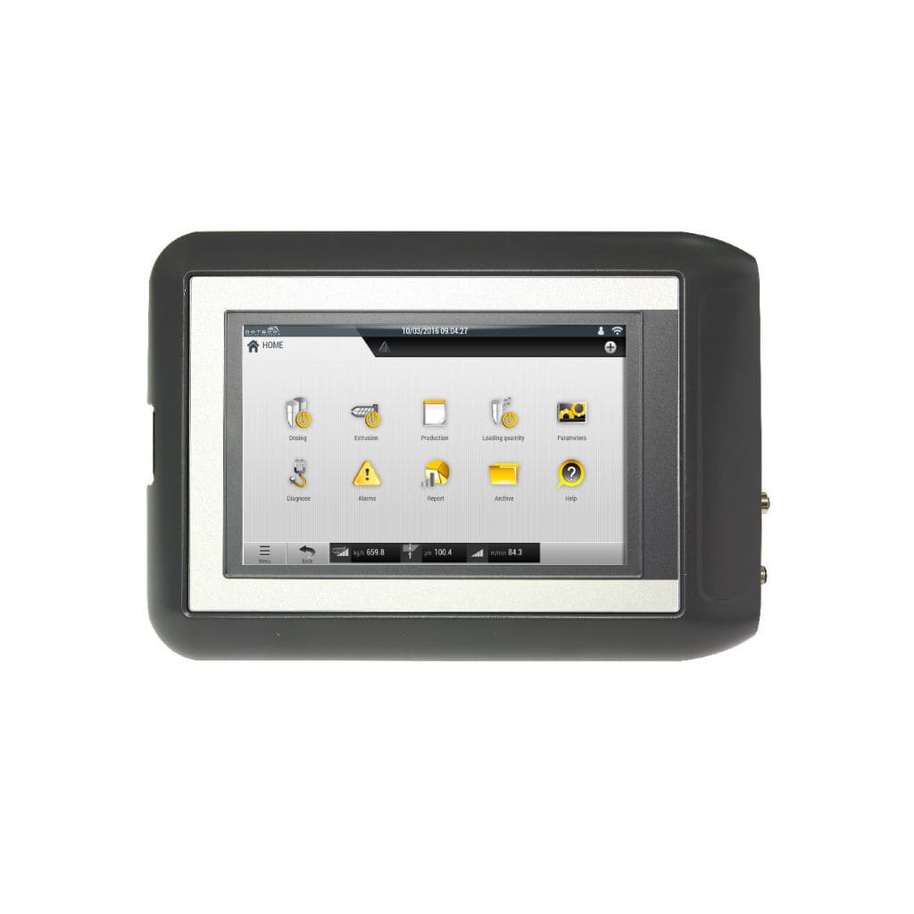 Operator interface with touch screen - WBOX - DOTECO - handheld / USB ...