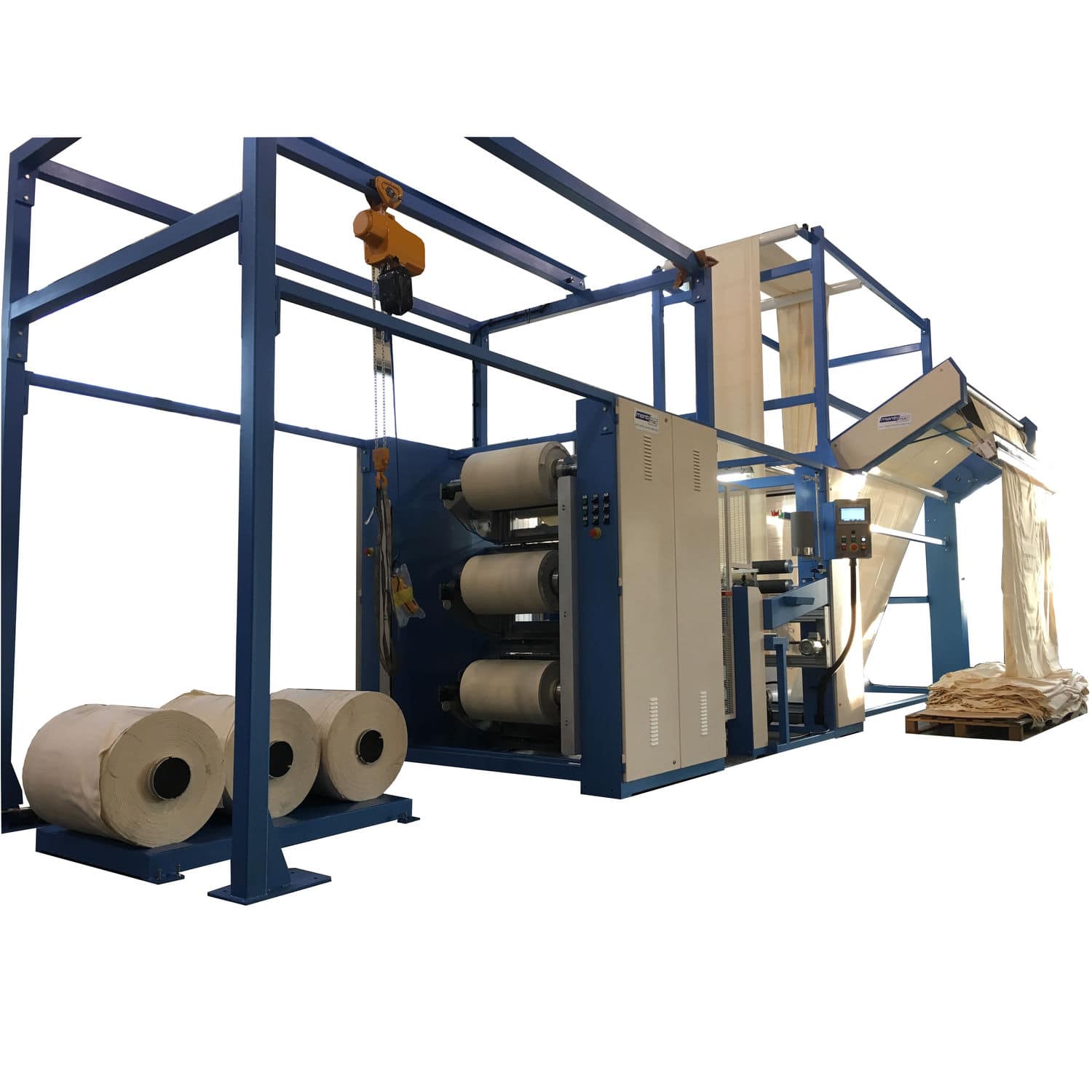 Automatic assembly machine - R210-7 OW - MONTI-MAC - textile