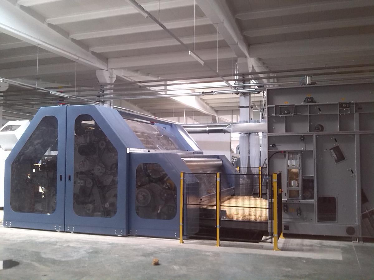 Cotton carding machine - NSC FIBRE TO YARN - for synthetic fibers / for ...
