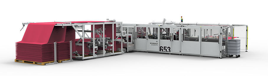 Bed linen production line - 653 - SCHMALEDURATE - modular / folding ...