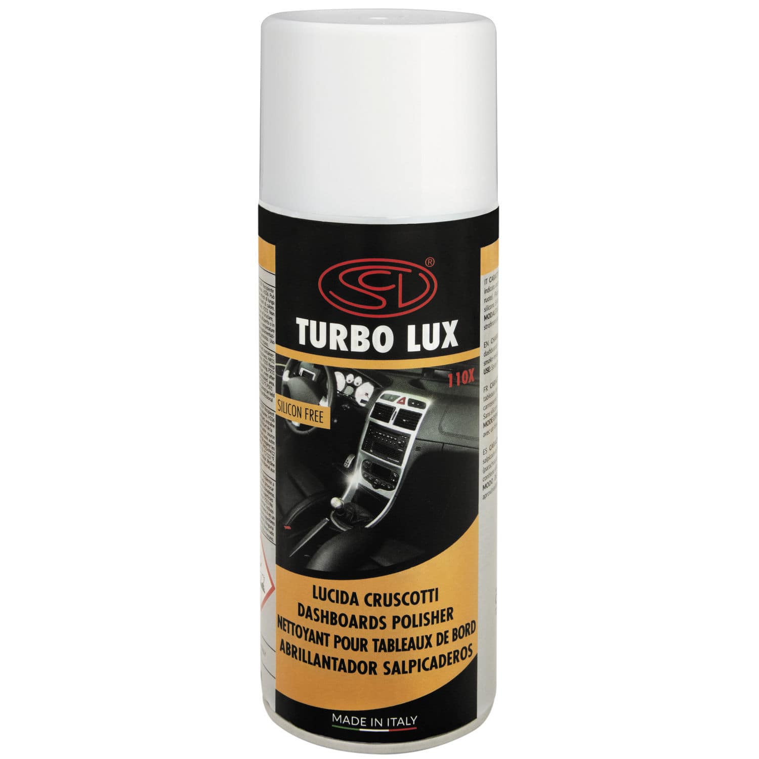 Cleaner spray - TURBO LUX - SILICONI - for plastics / silicone-free