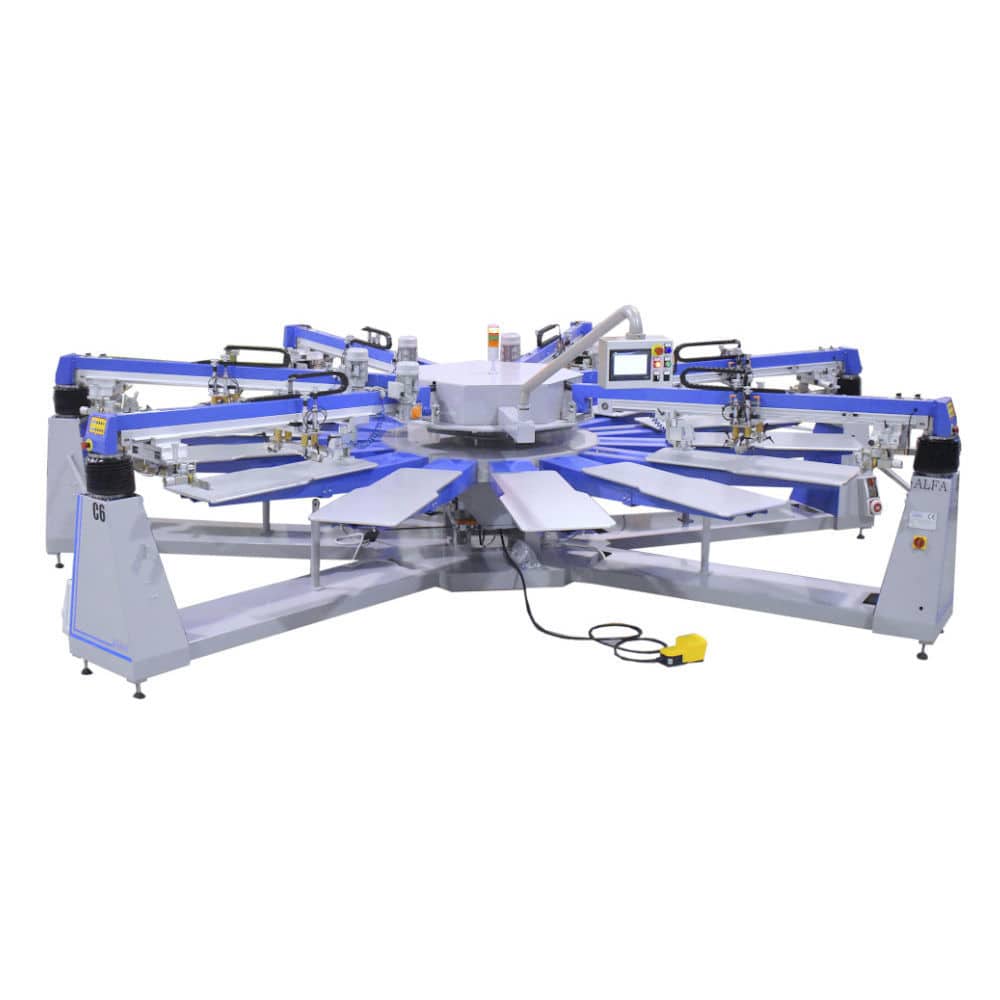 Automatic screen printer - Alfa Plus - TEK-IND - color / for textiles