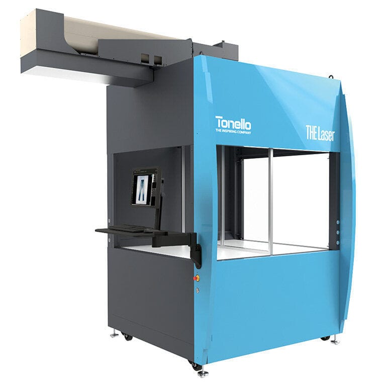 Laser marking machine - Laser T - TONELLO - denim jeans / compact ...