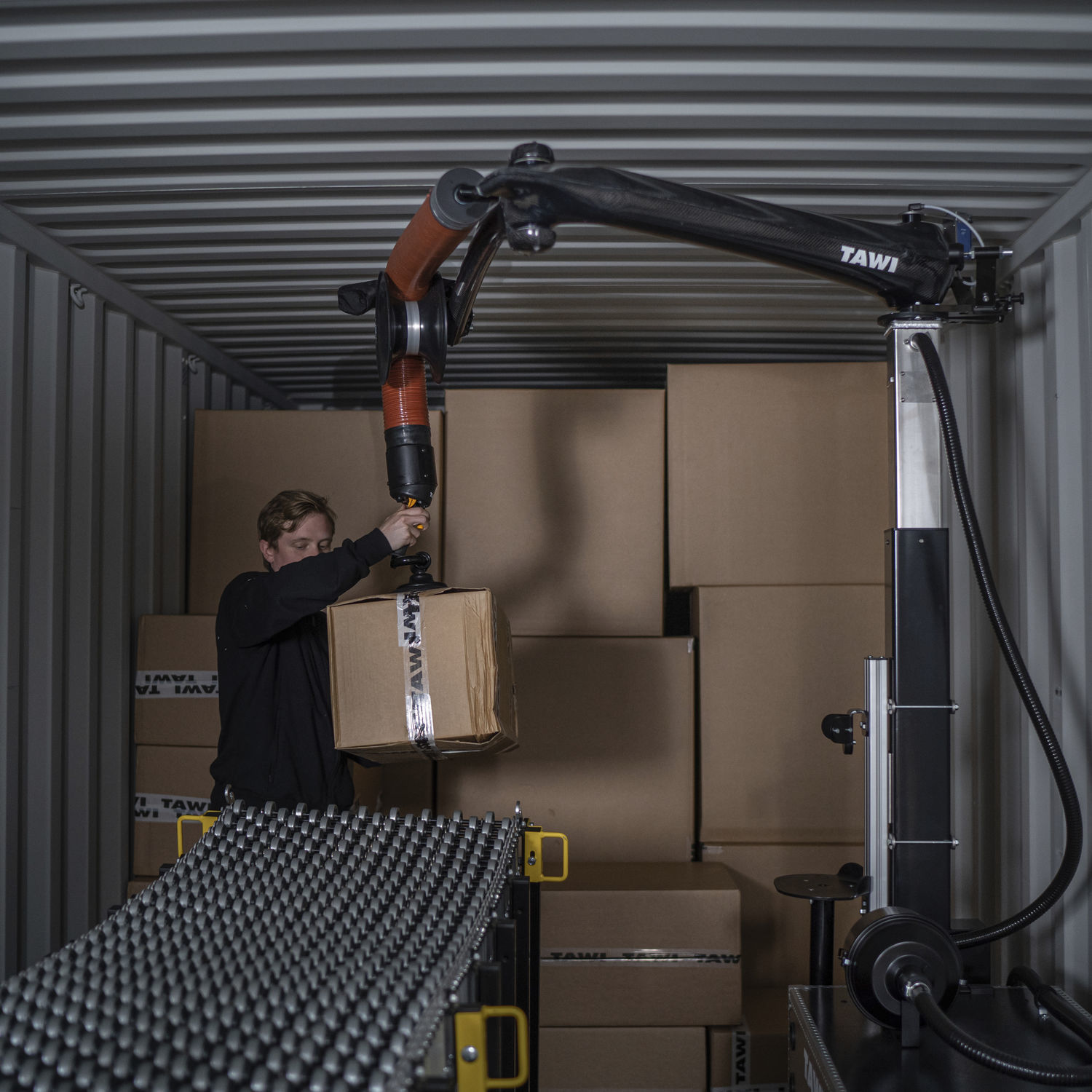 High-frequency lifting device - MHL series - TAWI - mobile / for containers