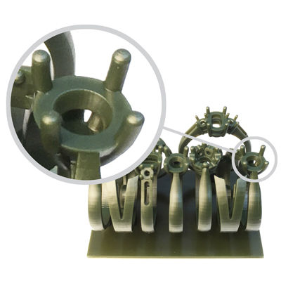 Polymer 3D printing resin - SuperCAST HD - ASIGA - green / industrial