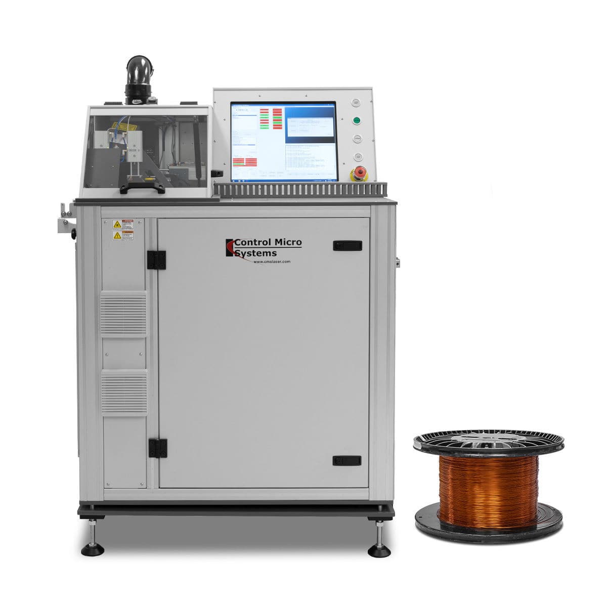 Enameled wire stripping machine - Control Micro Systems - laser