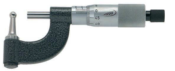 Tube micrometer - 0824 - HELIOS-PREISSER - outside / ratchet