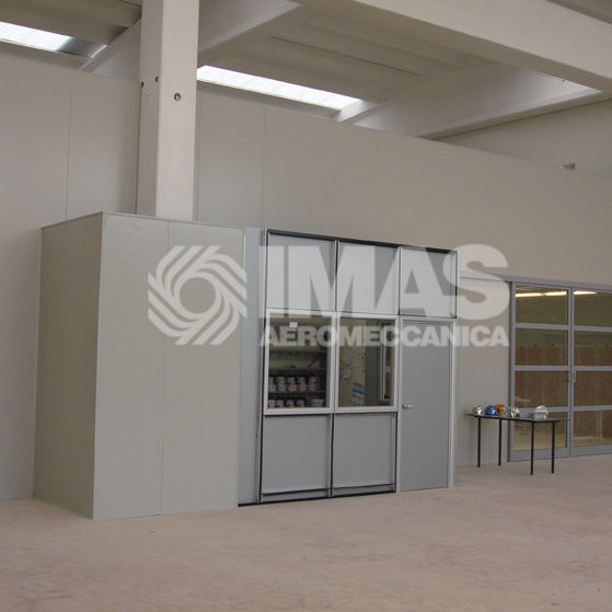 Closed circuit paint booth - IMAS AEROMECCANICA SRL - for parts / heavy ...