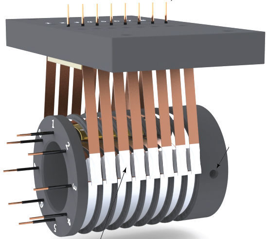 2-part slip ring - SR001 - Rotary Systems, Inc.