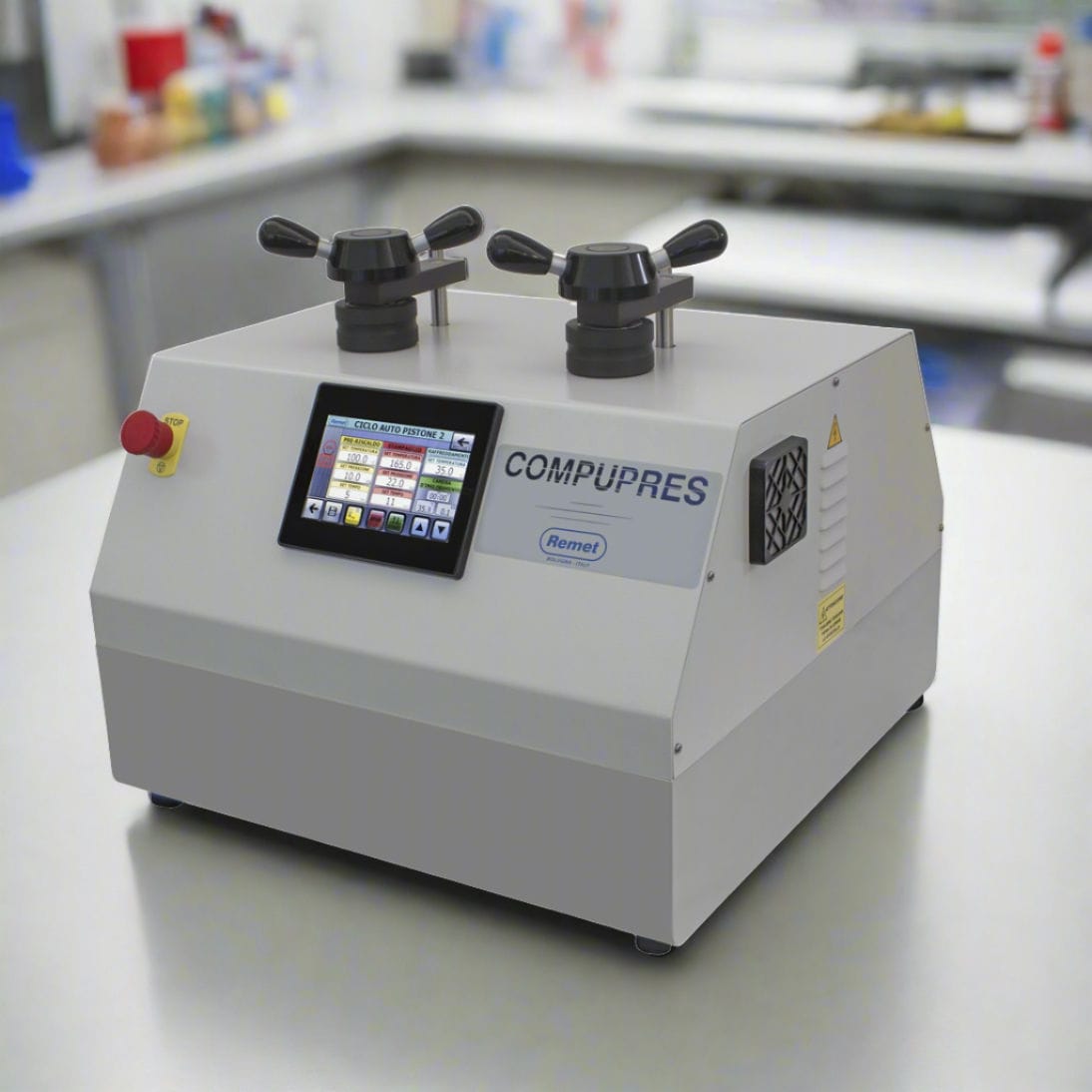 Automatic mounting press - COMPUPRESS - REMET SAS - for metallographic ...