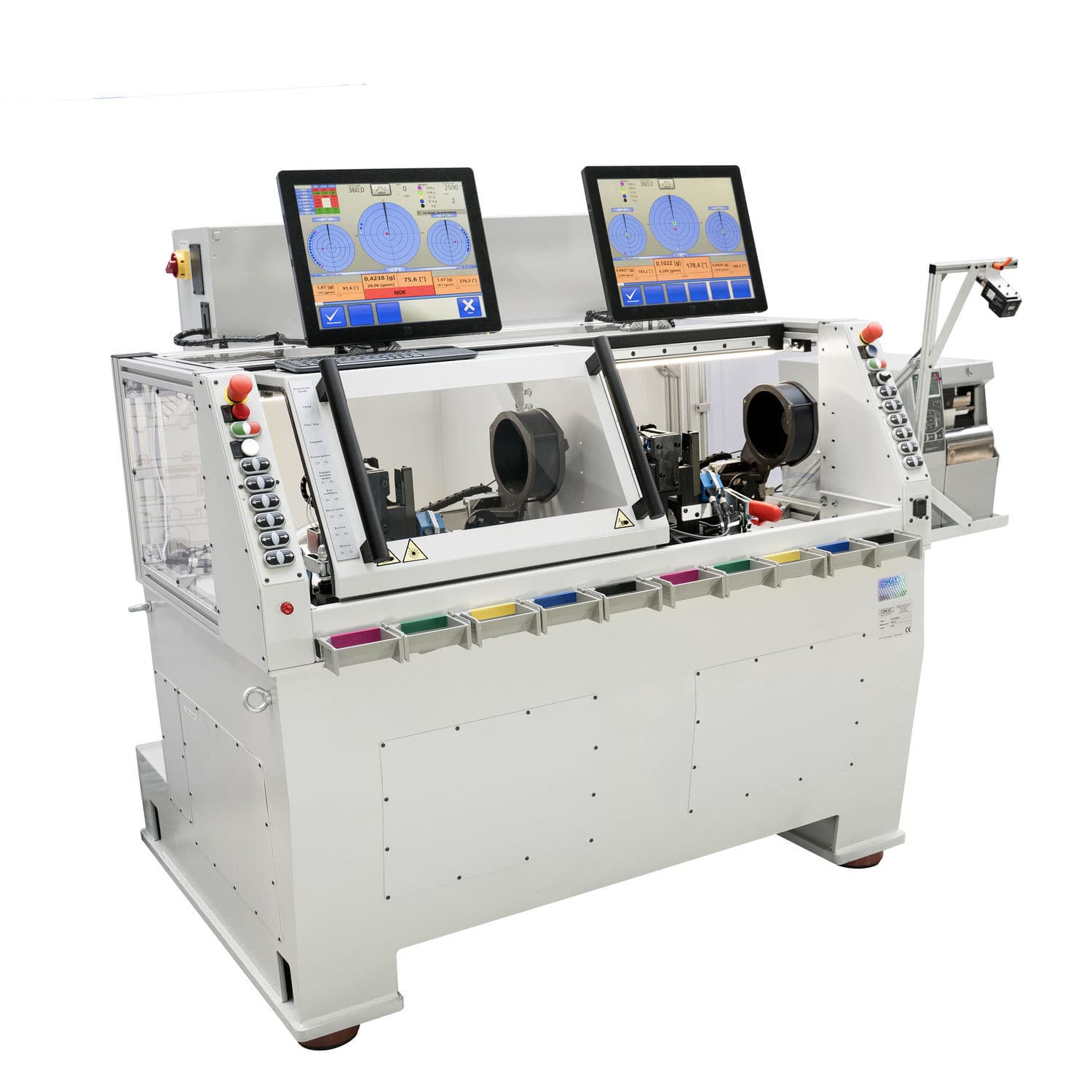 Horizontal balancing machine - Ascential Technologies, Test ...