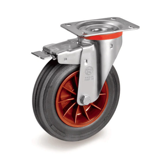 Swivel caster - HI-W series - Handle-iT Ltd - base plate / for trolleys ...