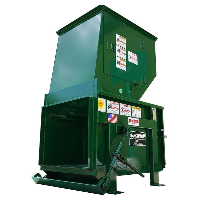 Mixed waste compactor - Mini-Mac - Environmental Service Group ...