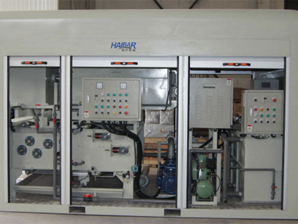 Belt filter press - HBJ - Shanghai Haibar Mechanical Engineering Co.,Ltd - automatic / mobile ...