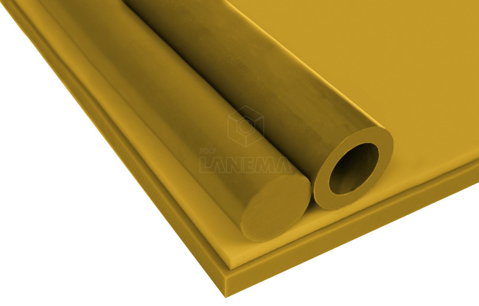 Plate PAI - DURATRON® T4203 - Polylanema, Lda. - solid rod / hollow rod / wear-resistant
