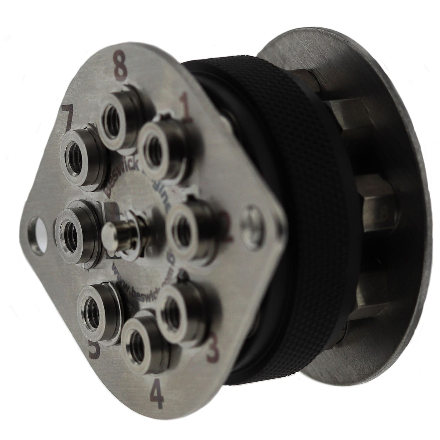 Round tube connector - QD8L - Beswick Engineering Co, Inc. - stainless ...