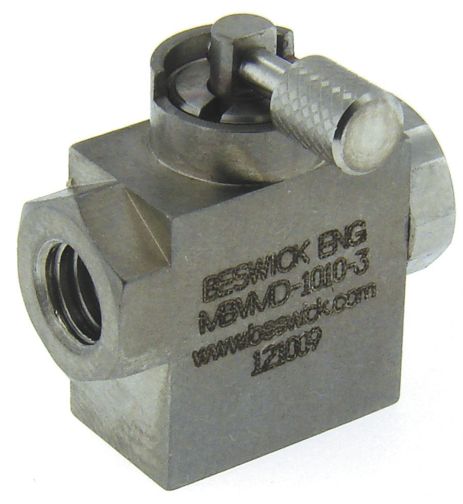 Ball valve - MBVMD-1010.-. - Beswick Engineering Co, Inc. - manual ...