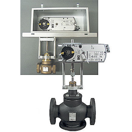 Globe valve - Clark - electrically-operated / flow control / for hot water