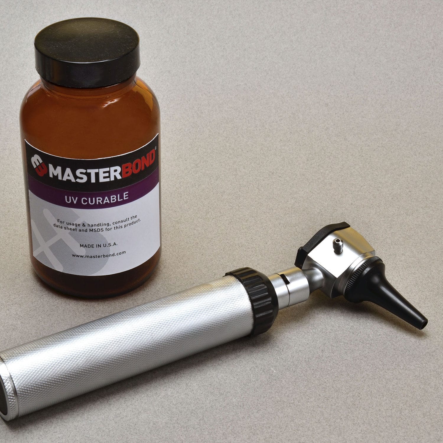 UV-curing adhesive - UV18S - Master Bond - polymer / for metal / glass