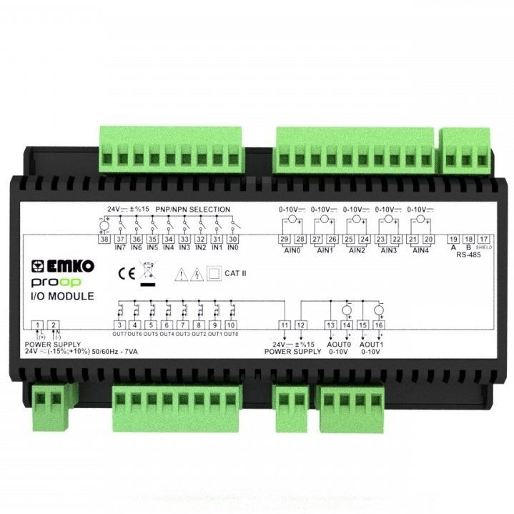 Digital I/O module - PROOP - EMKO Elektronik - analog / RS-485 / Modbus
