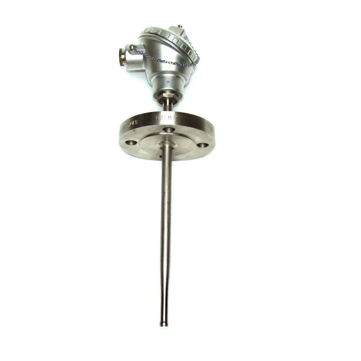 Thermocouple - TER-PF-09 series - Alf-Sensor - flange / for pipelines / process