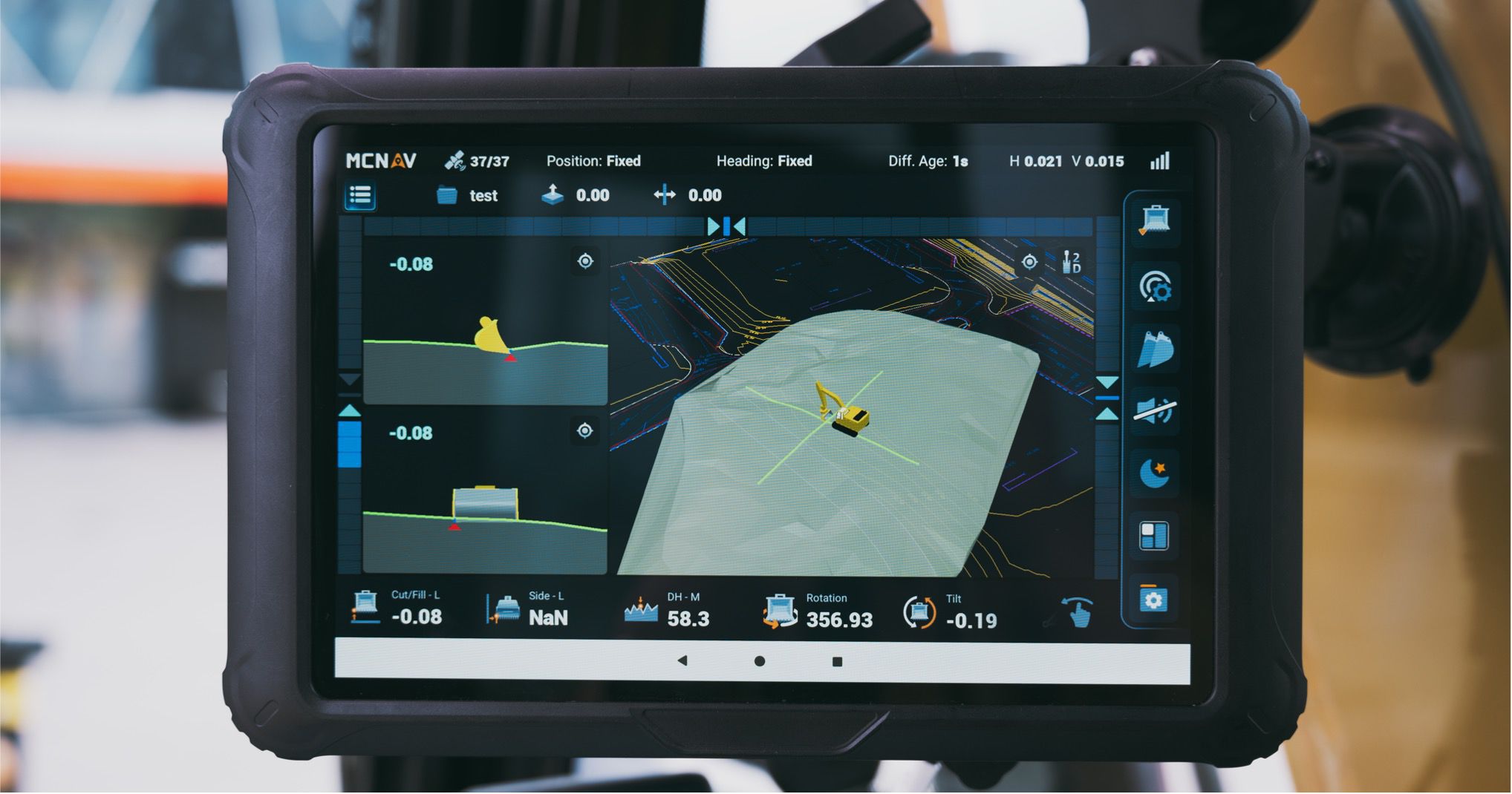 3D control system - TX73 - CHC Navigation | CHCNAV - for excavators
