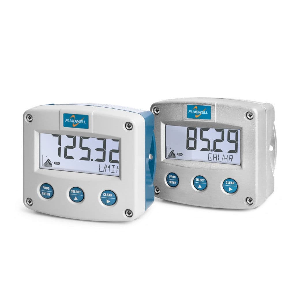 Rate indicator - F010 - Fluidwell bv - flow / LCD display ...