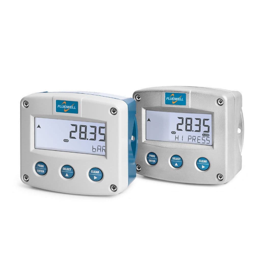 Absolute pressure indicator - F053 - Fluidwell bv - with LCD display ...