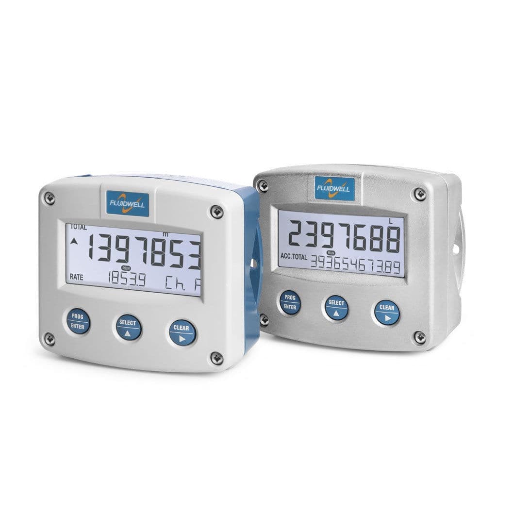 Rate indicator totalizer - F111 - Fluidwell bv - flow / LCD display / intrinsically safe
