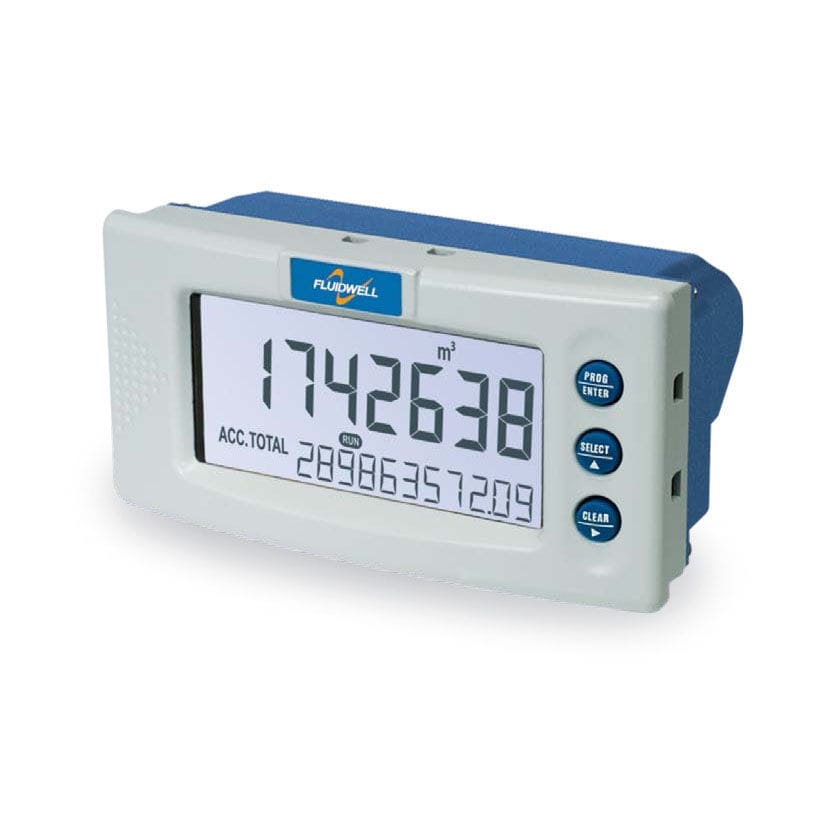 Process indicator totalizer - D011 - Fluidwell bv - rate / flow / ambient temperature