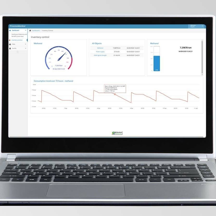 Monitoring software - Smart Services - Fluidwell bv - measurement ...