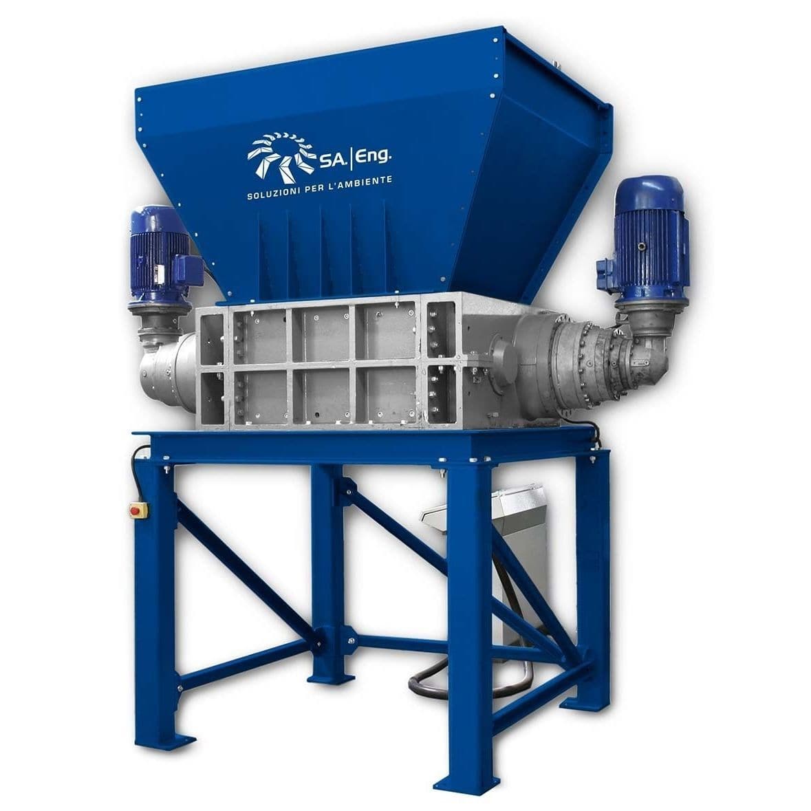Primary shredder - SA2 1300 S - SA Eng - two shaft / for waste / rugged