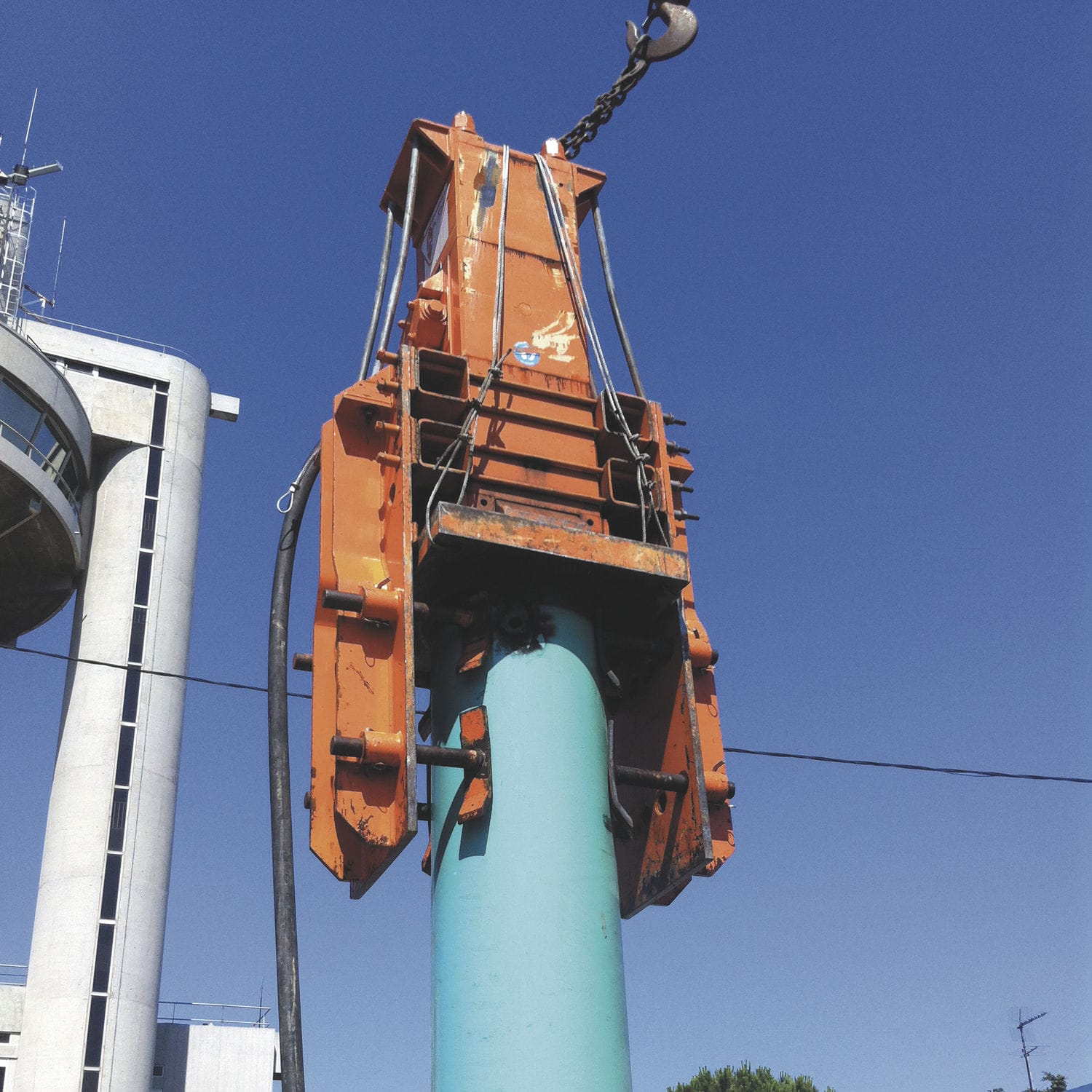 Pneumatic pile-driving hammer - MAP series - PAJOT