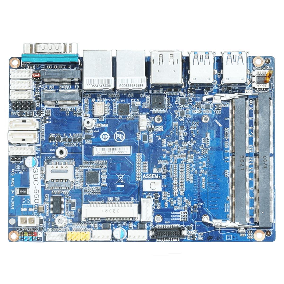 3.5" single-board computer - SBC-550 - Qbic Technology - dual-core ...