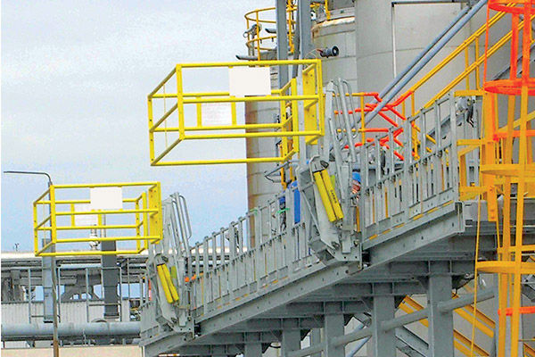 Folding access gangway - Zipfluid srl
