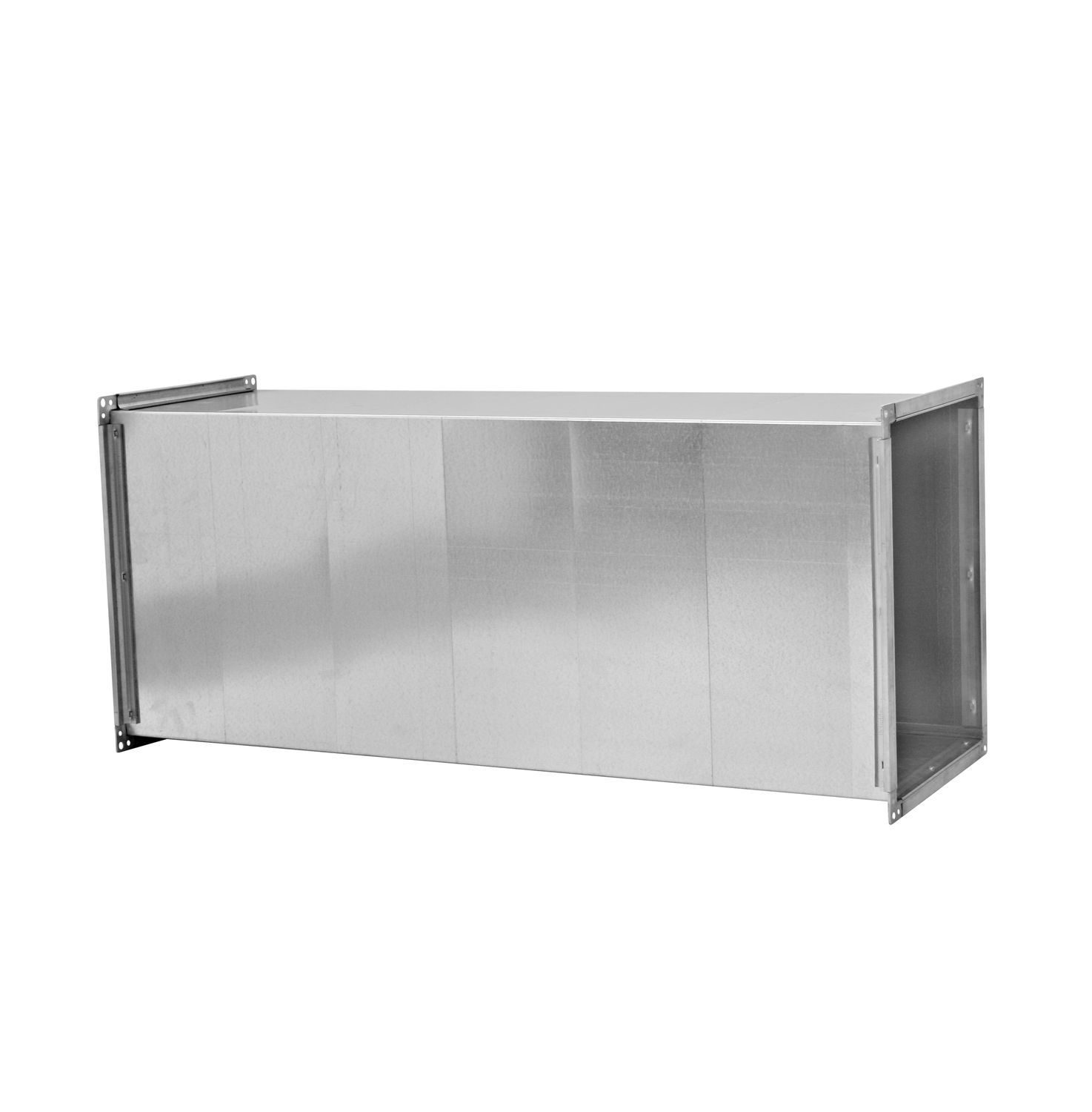 Rigid air duct - Q series - ALNOR Ventilation Systems - rectangular / aluminum / galvanised steel