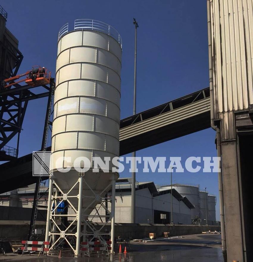 Cone-bottom silo - CS-500 - CONSTMACH Concrete Plants & Crushers ...