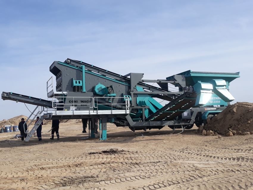 Wet screening screener - SW series - CONSTMACH Concrete Plants ...